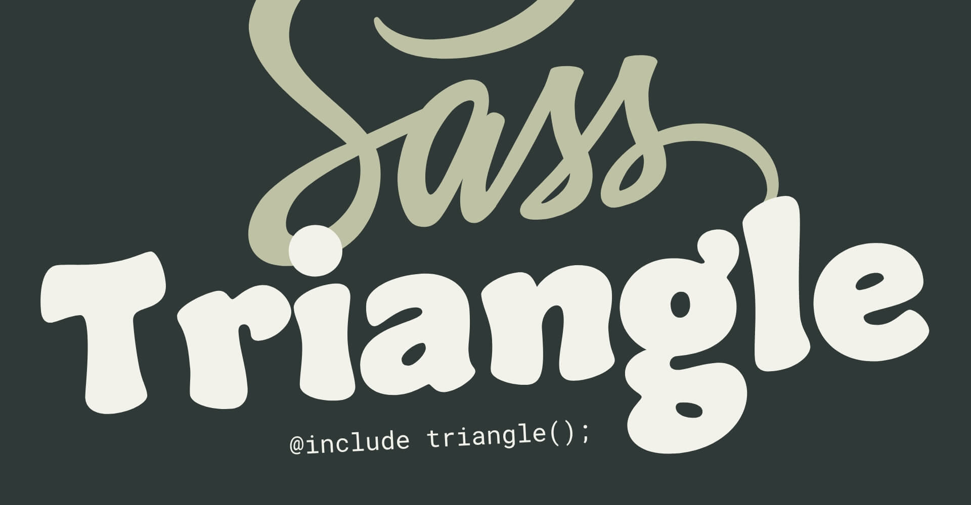 Triangle Sass Mixin · Gerillass Documentation